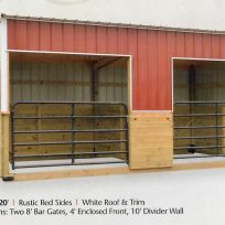 Horse Barns and Run-ins - Jim's Amish Structures
